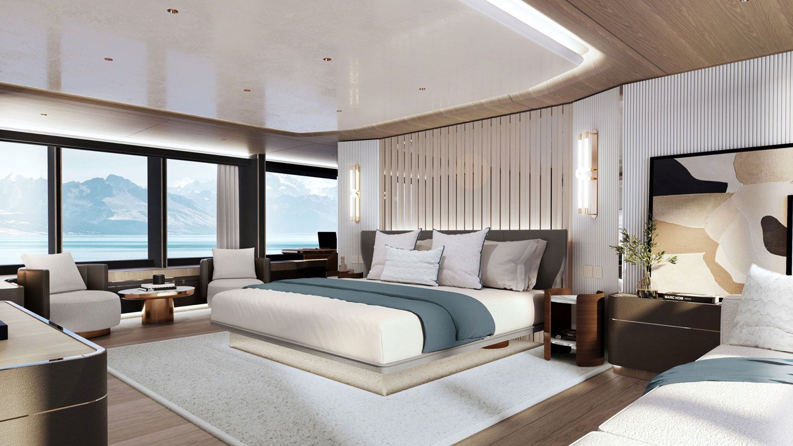 First interior renderings of Hot Lab's 50m explorer yacht revealed